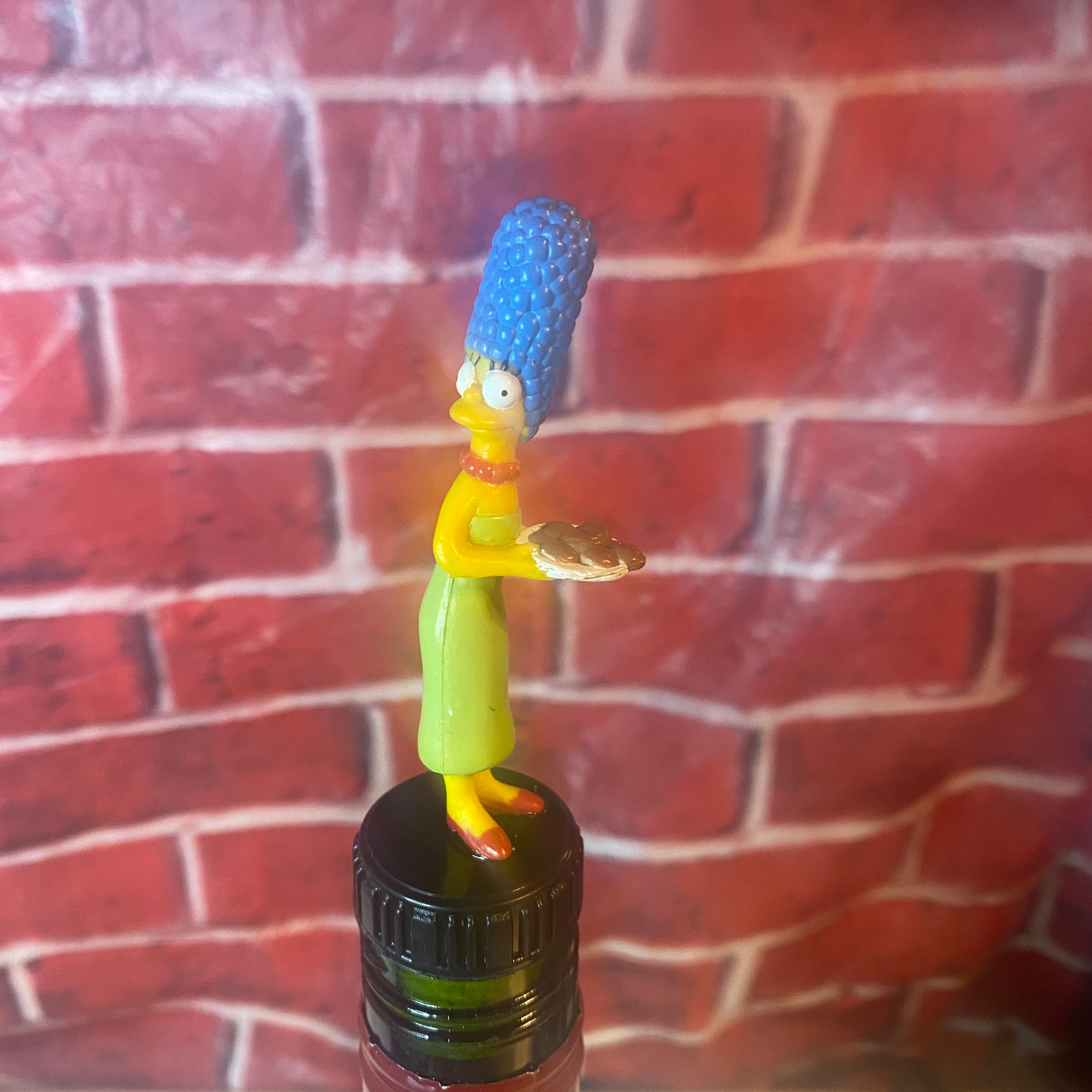 The Simpsons Marge Simpson Serving Cookies Wine Bottle Cork - Etsy