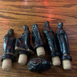 Nativity Set Ceramic Christmas Wine Stoppers - Etsy