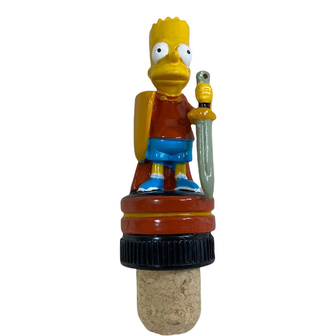 Bart Simpson Wine Stopper the Simpsons Bottle Cork - Etsy UK