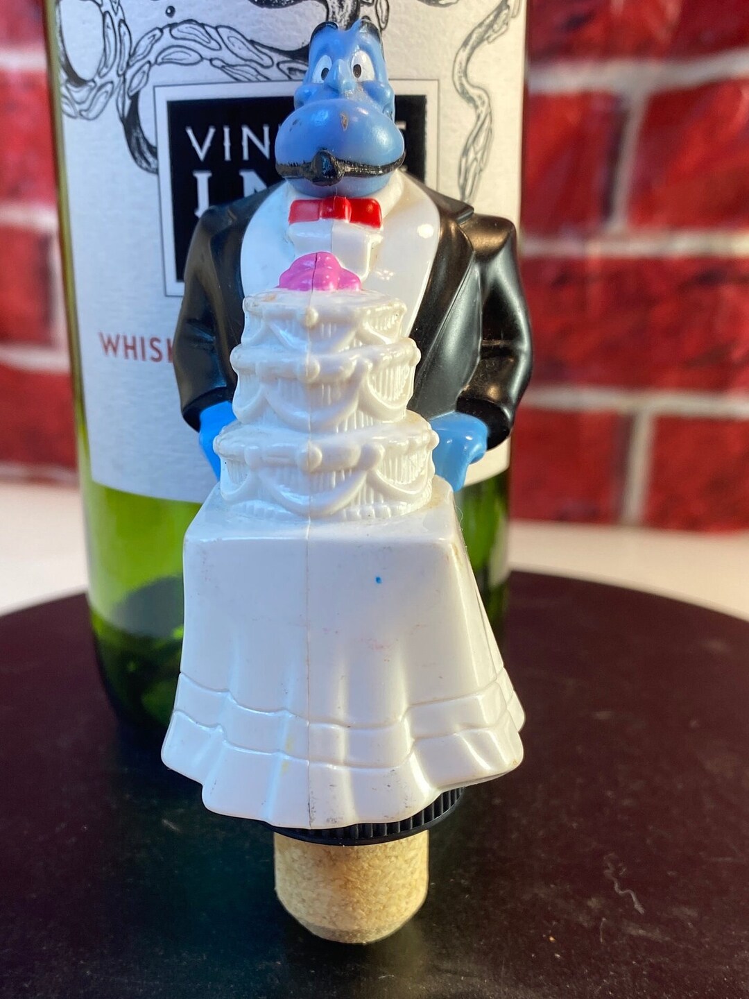 Aladdin Waiter Genie Wedding Cake Wine Stopper Bottle Cork Winestopper ...