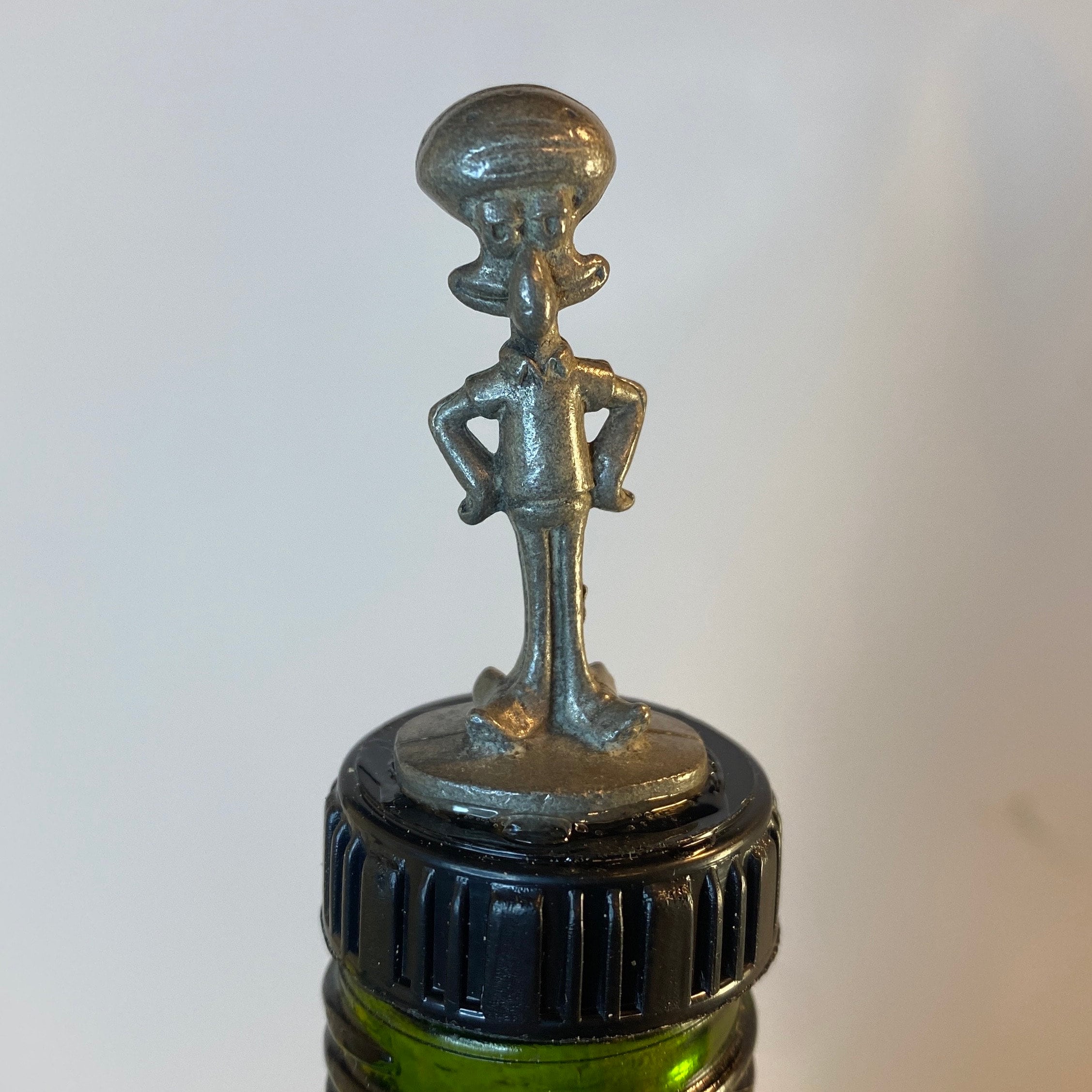 Spongebob Squarepants Squidward and Mr Krabs Wine Stopper Set Bottle ...