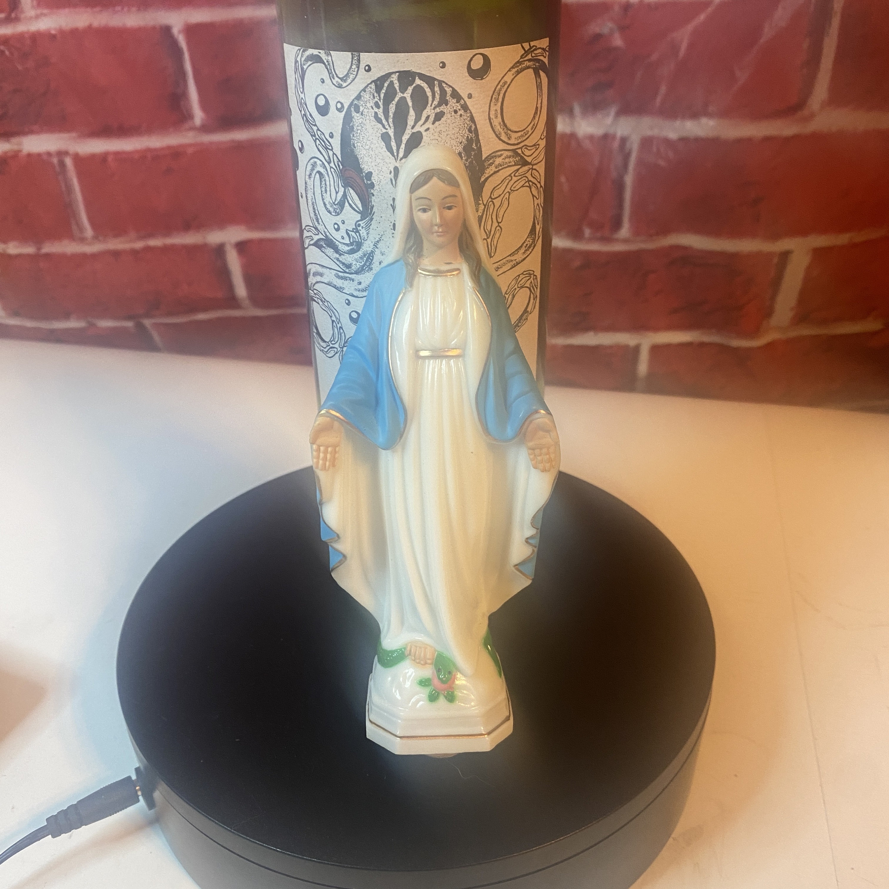 Virgin Mary Wine Bottle Cork Winestopper - Etsy