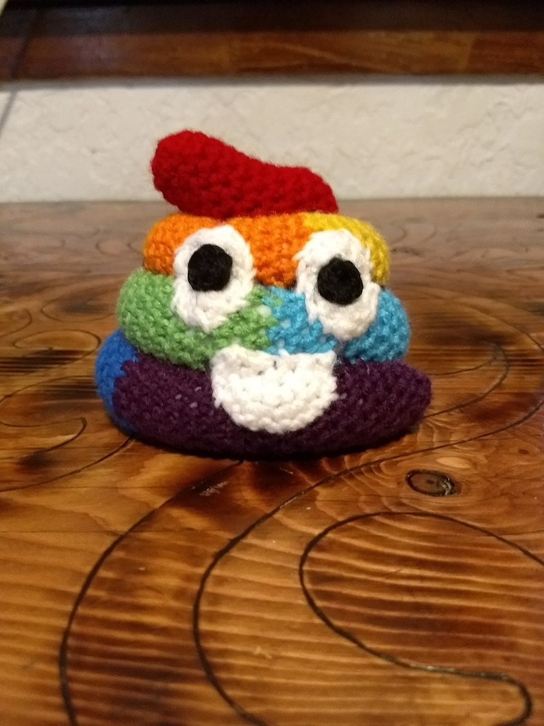 PDF Pattern Abby's Rainbow Poop Emoji - Etsy