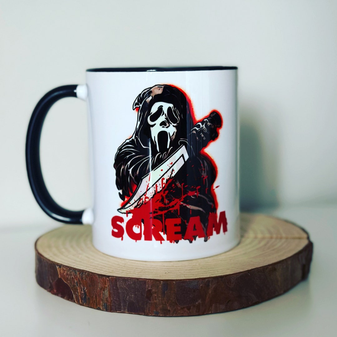 Ghostface Scream Mug - Etsy