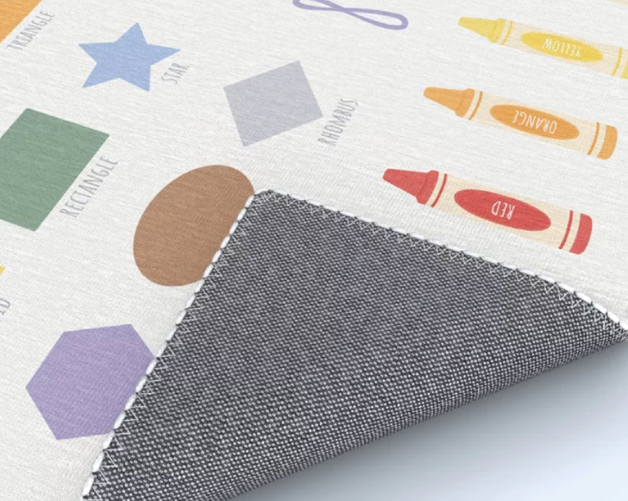 Montessori Rug Montessori Décor Educational Playmat - Etsy