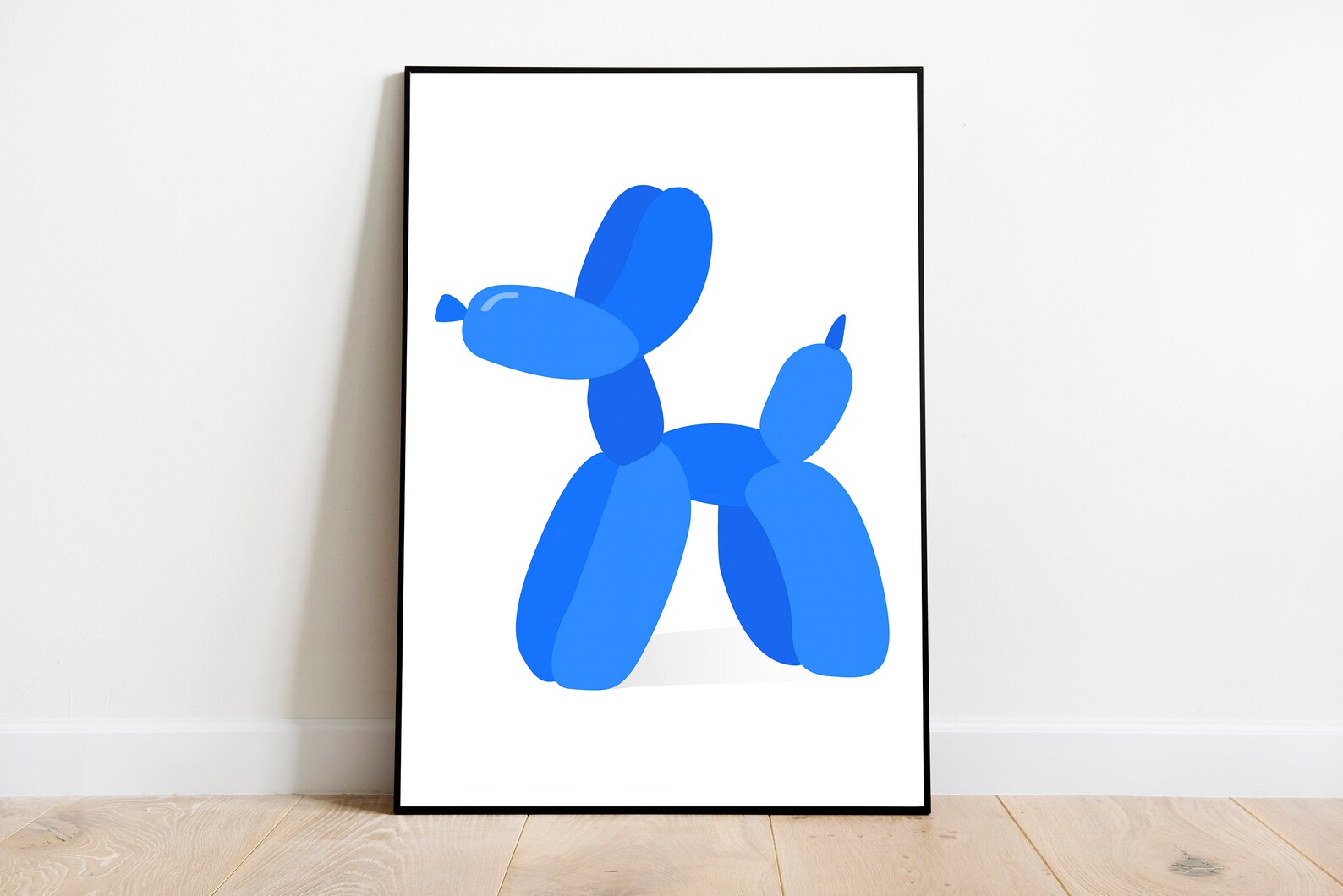 Dog Balloon Printable, Five Colors Dog Printable, Small Dog Print, Dog ...