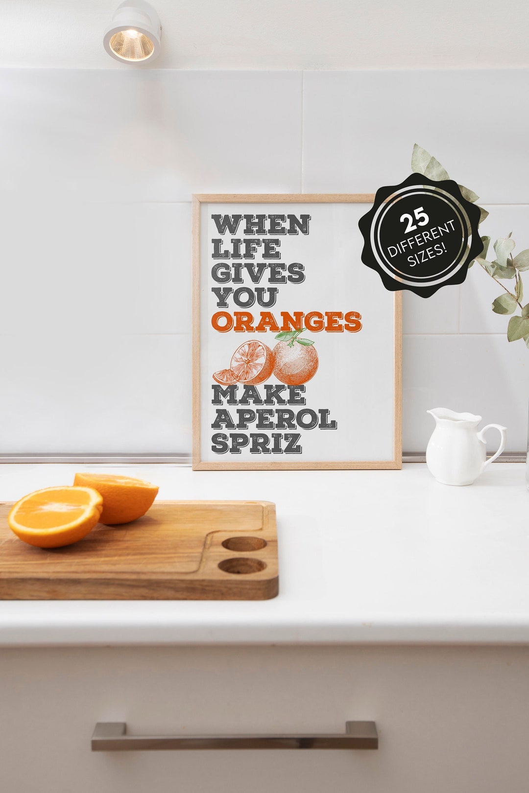 Aperol Spritz Printable, Cocktail Print, Alcohol Quote, Instant ...