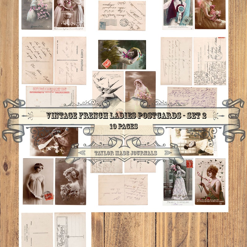 French Postcards - Etsy