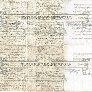 French Documents, Junk Journal Printable, SET 2 -27 Page, French ...