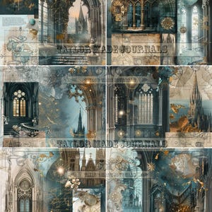 Celestial Gothic, Junk Journal Kit - 44 Page, Gothic Journal Kit ...