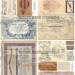 Vintage Paper Ephemera, SET 4 - 22 Page, Digital Junk Journal Kit ...