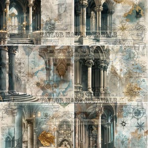 Celestial Gothic, Junk Journal Kit - 44 Page, Gothic Journal Kit ...