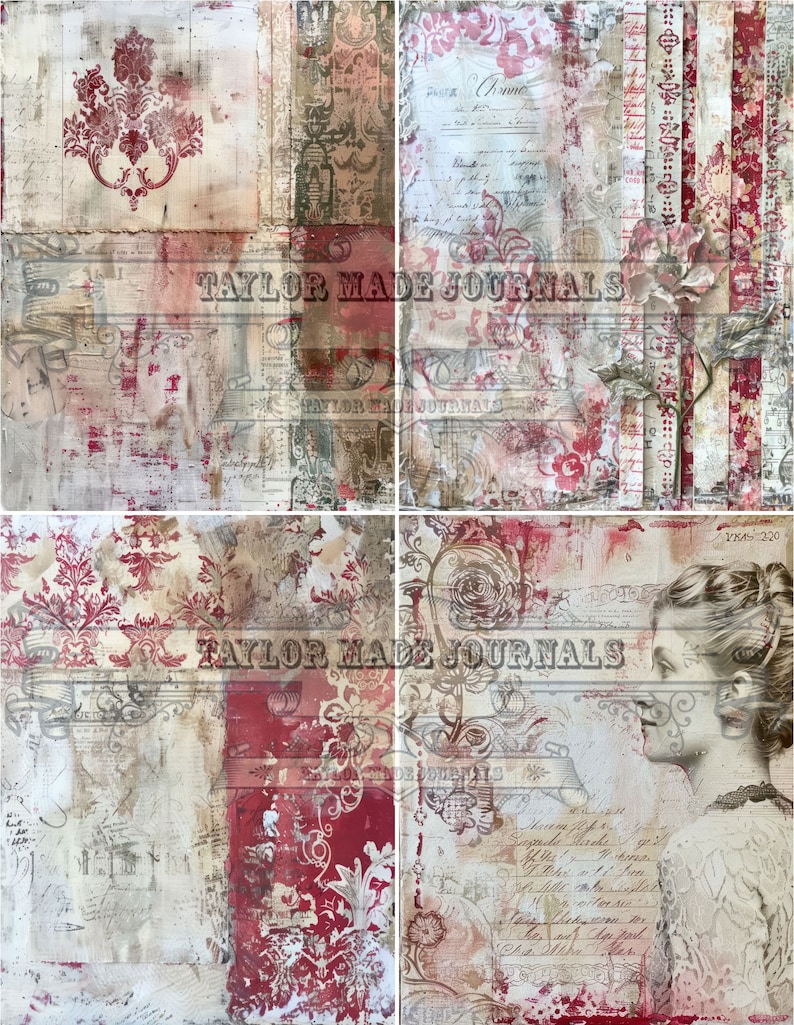 Splendid Elegance -47 Full Size Pages,8.5x11 Print Size,junk Journal ...
