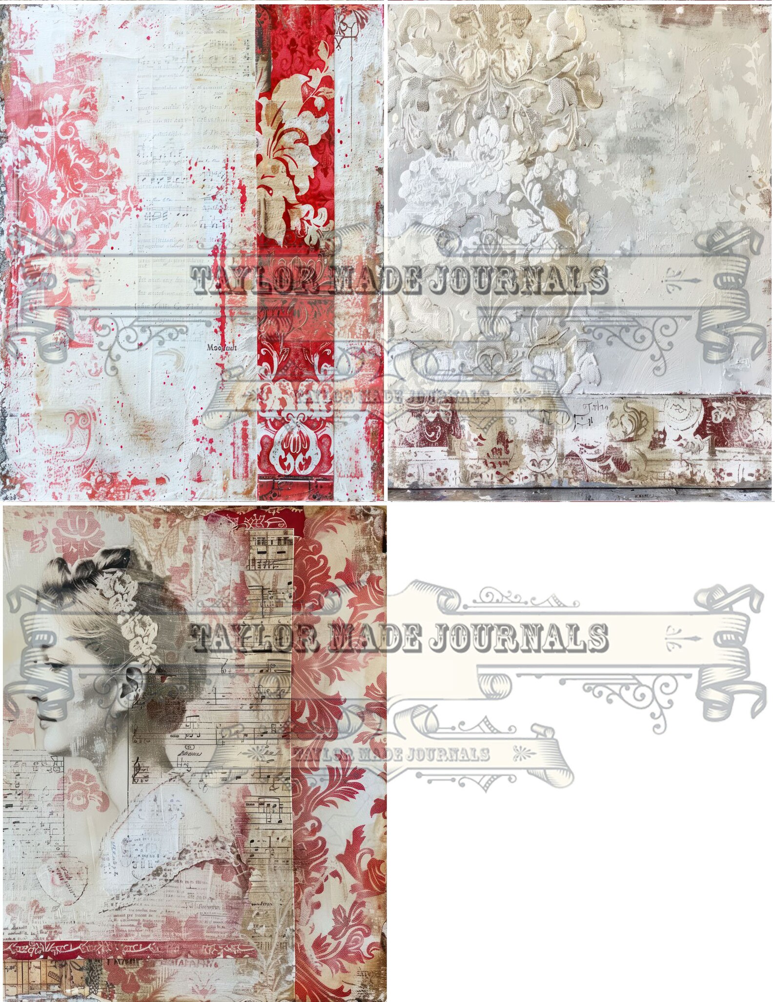 Splendid Elegance -47 Full Size Pages,8.5x11 Print Size,junk Journal ...