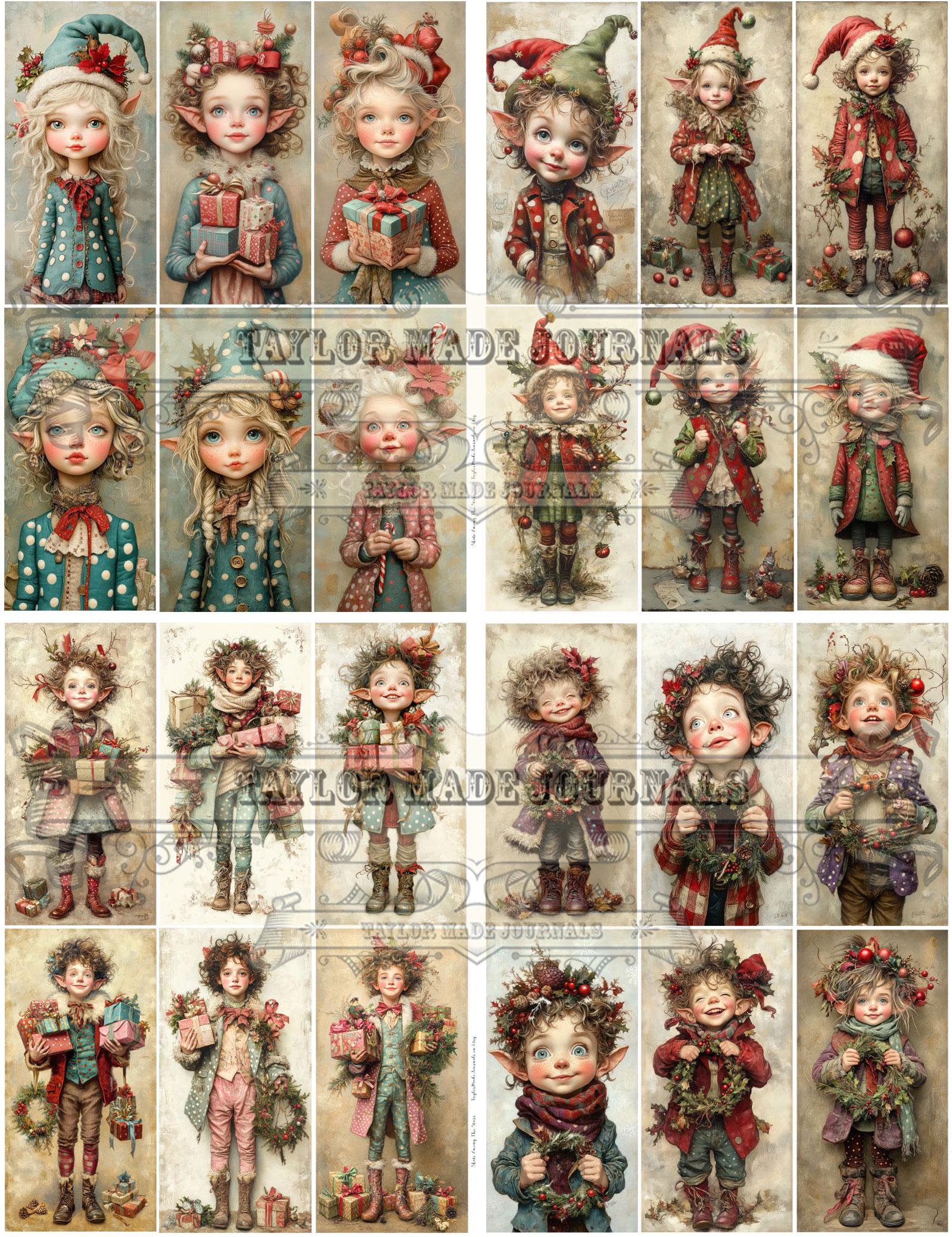 Mischief & Mistletoe, Christmas Elves -30 Page, 100+images, Christmas ...
