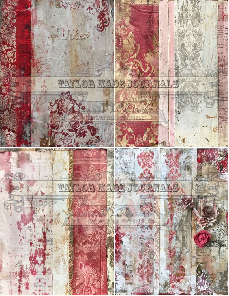 Splendid Elegance -47 Full Size Pages,8.5x11 Print Size,junk Journal ...