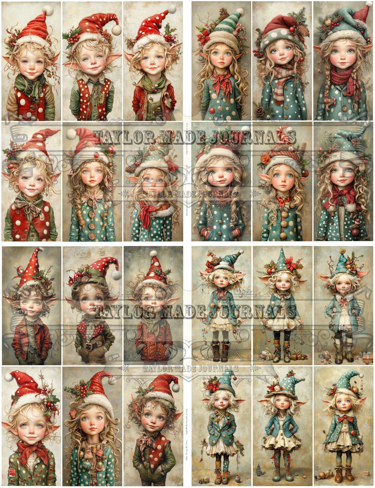 Mischief & Mistletoe, Christmas Elves -30 Page, 100+images, Christmas ...