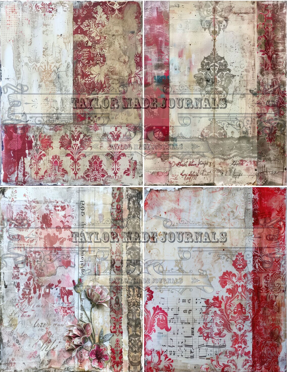 Splendid Elegance -47 Full Size Pages,8.5x11 Print Size,junk Journal ...