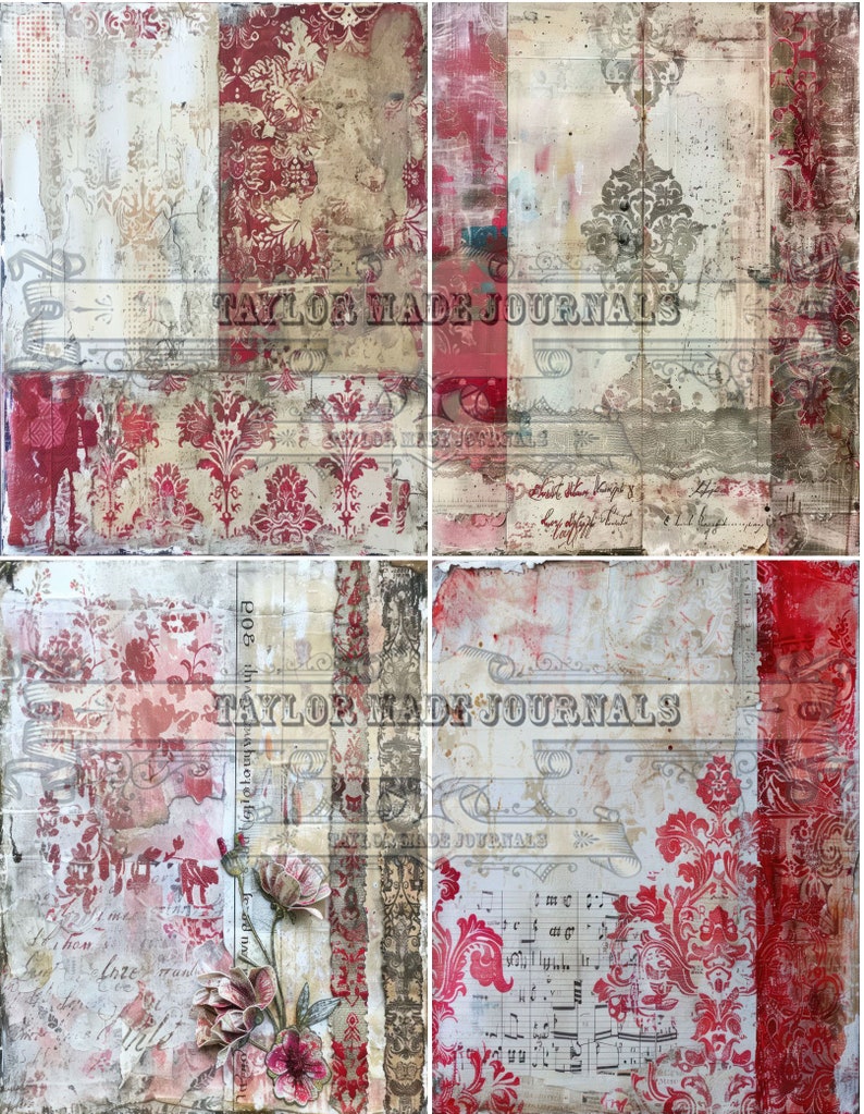 Splendid Elegance -47 Full Size Pages,8.5x11 Print Size,junk Journal ...