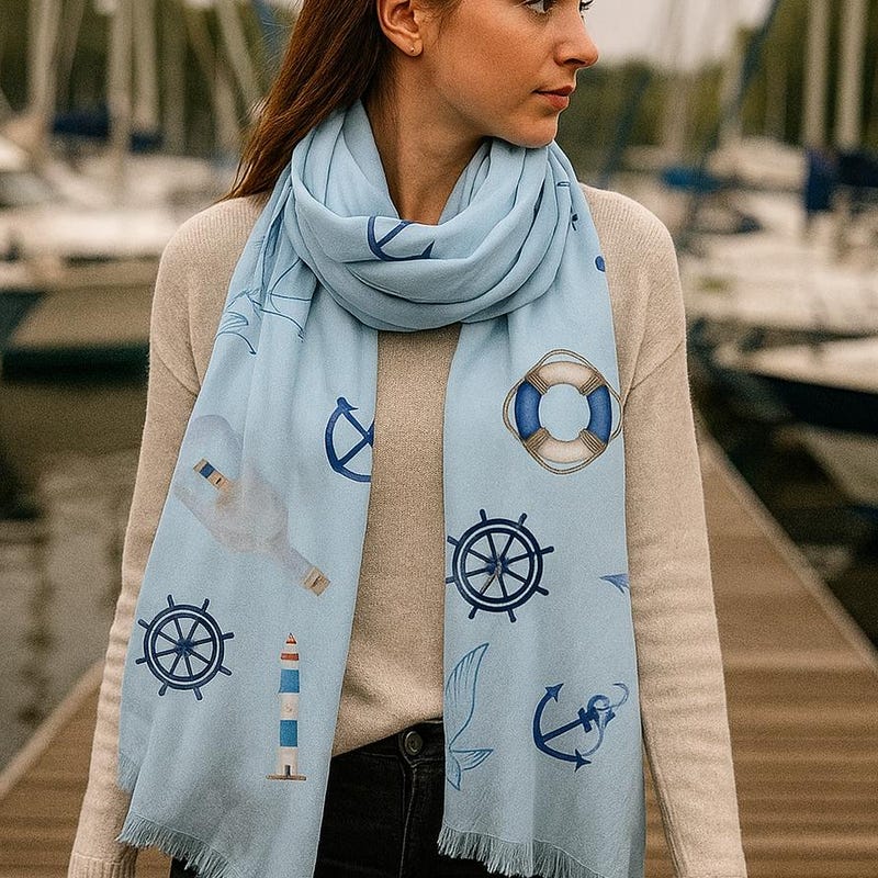 Boho Blue Pashmina - Etsy