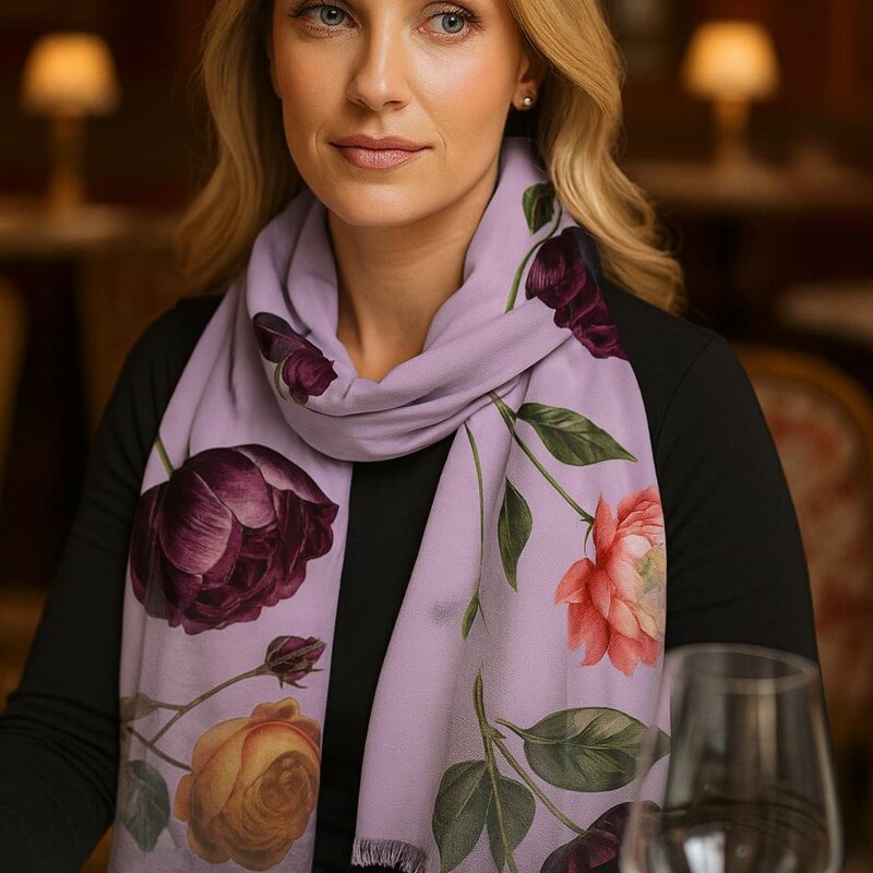 Lilac Shawl - Etsy
