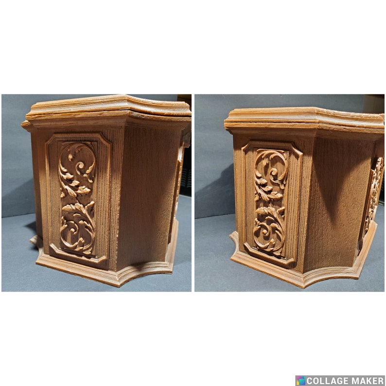 Vintage 1970s Max Klein Sewing Box With Insert Faux Wood Brown Plastic ...