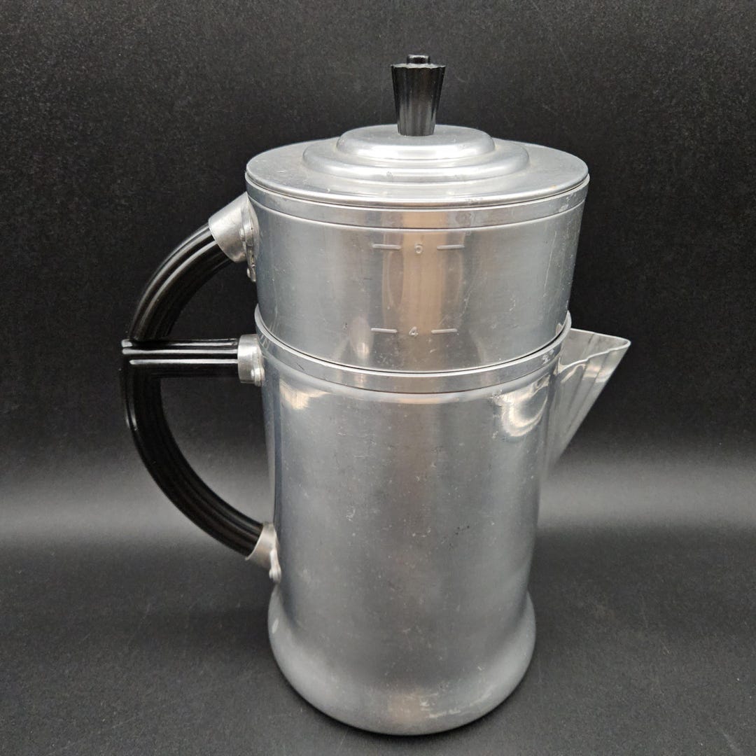 Vintage Wear-ever 956 Aluminum Drip Coffee Maker 2 to 6 Cup USA - Etsy