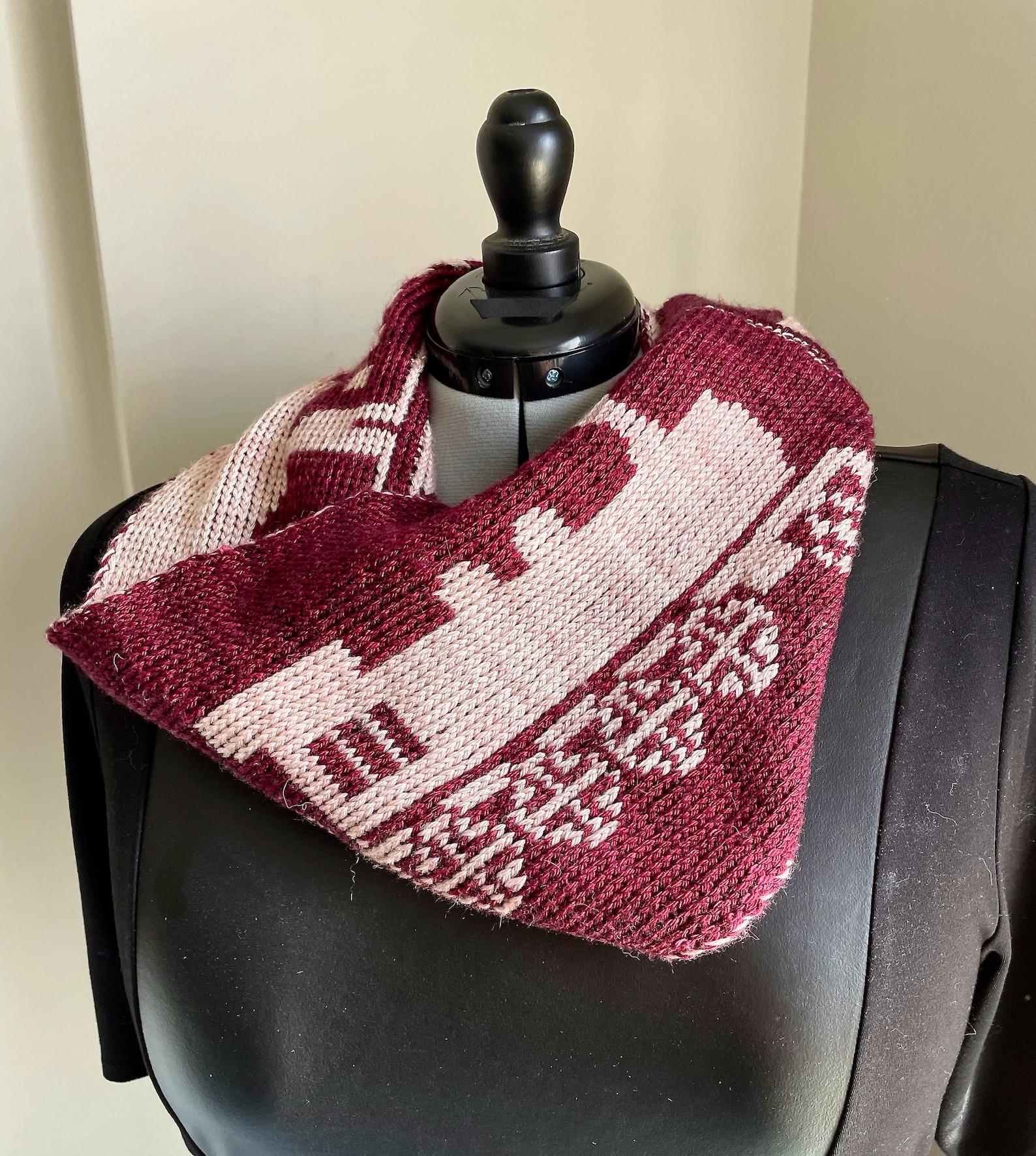 Train Double Knit Infinity Scarf Pattern - Etsy