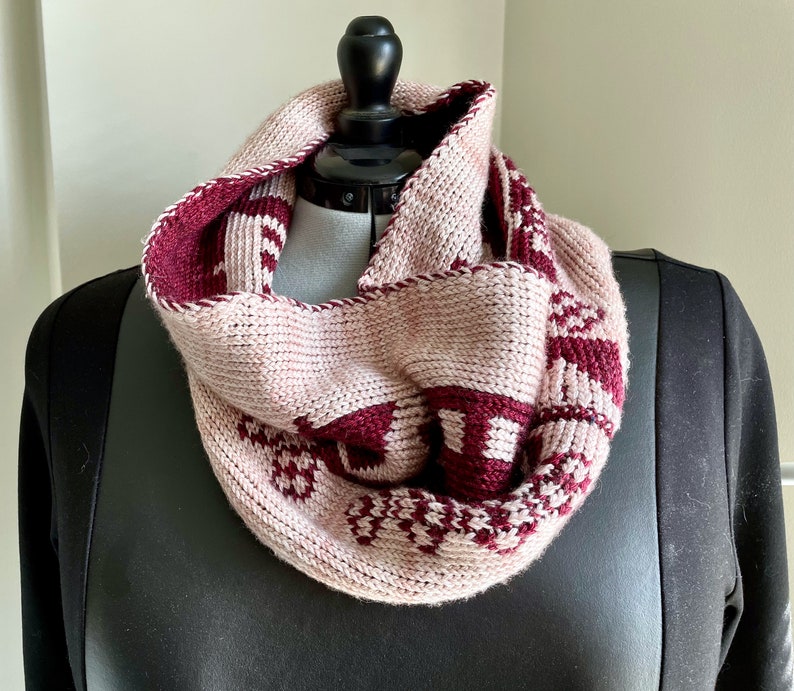 Train Double Knit Infinity Scarf Pattern - Etsy