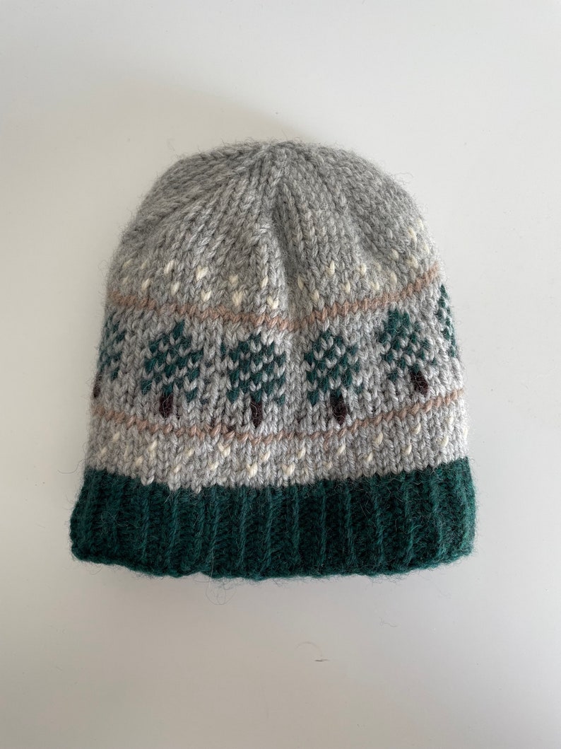 Fir Tree Fair Isle Hat Pattern - Etsy