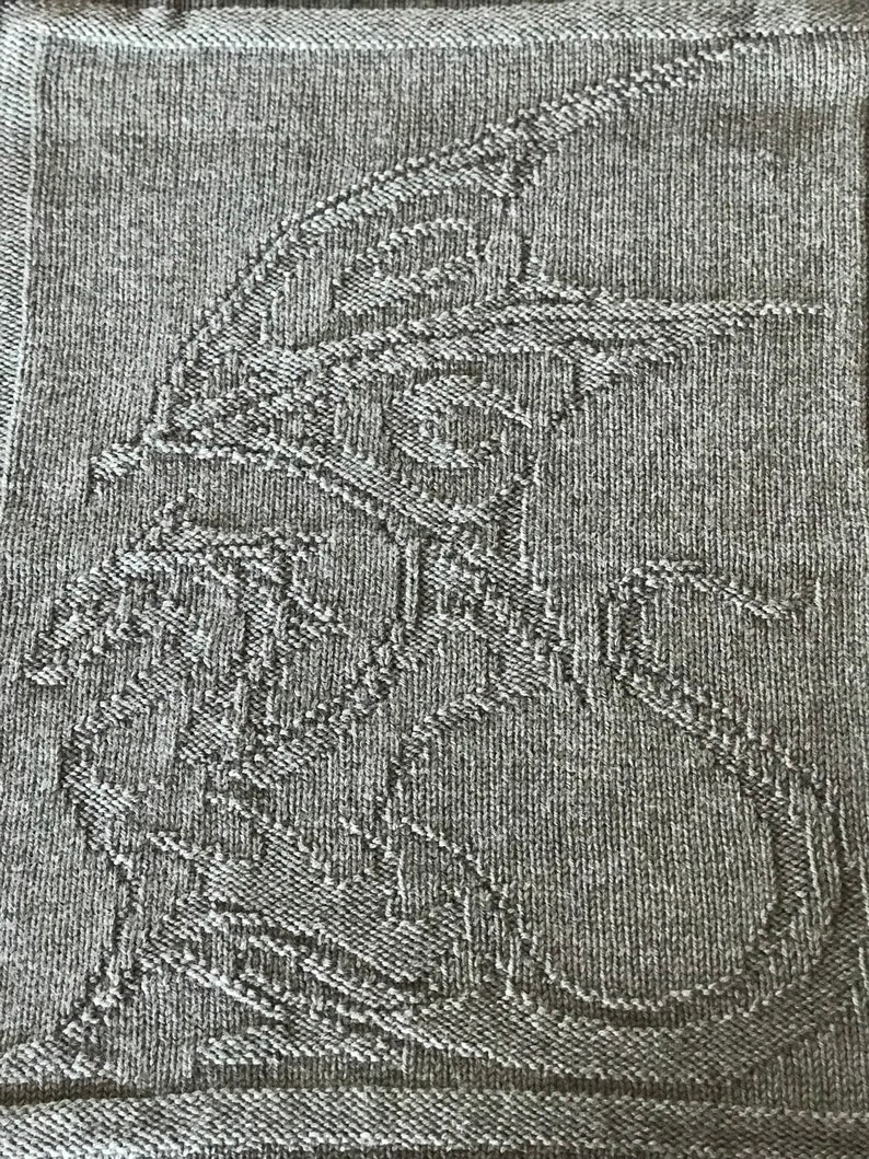 Knitting Pattern Sitting Dragon Throw - Etsy