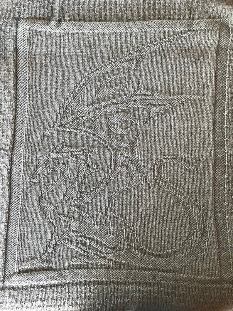 Knitting Pattern Sitting Dragon Throw - Etsy