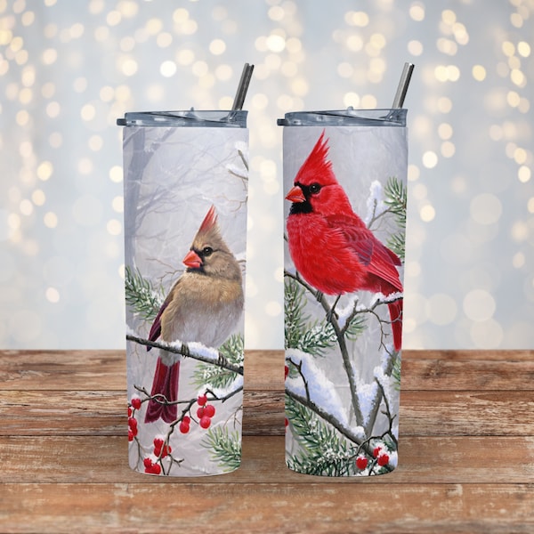 Cardinal and Straw - Etsy
