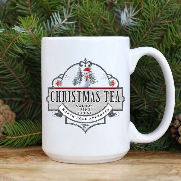 Christmas Tea Cup - Etsy
