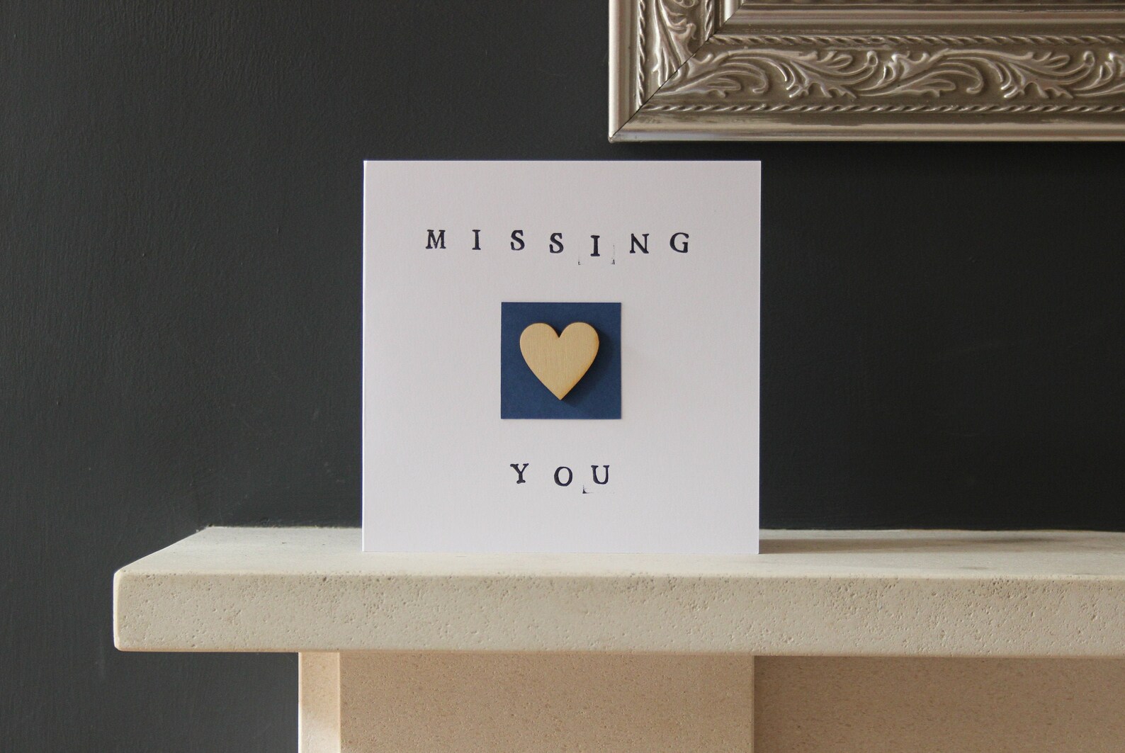 Missing You Card Etsy