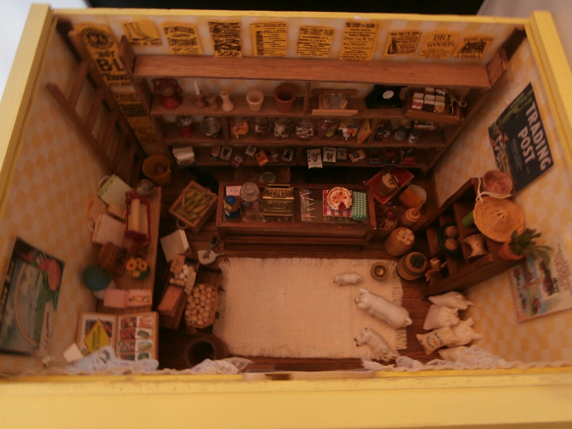 Fully Furnished and Decorated Doll House Dollshouse - Etsy