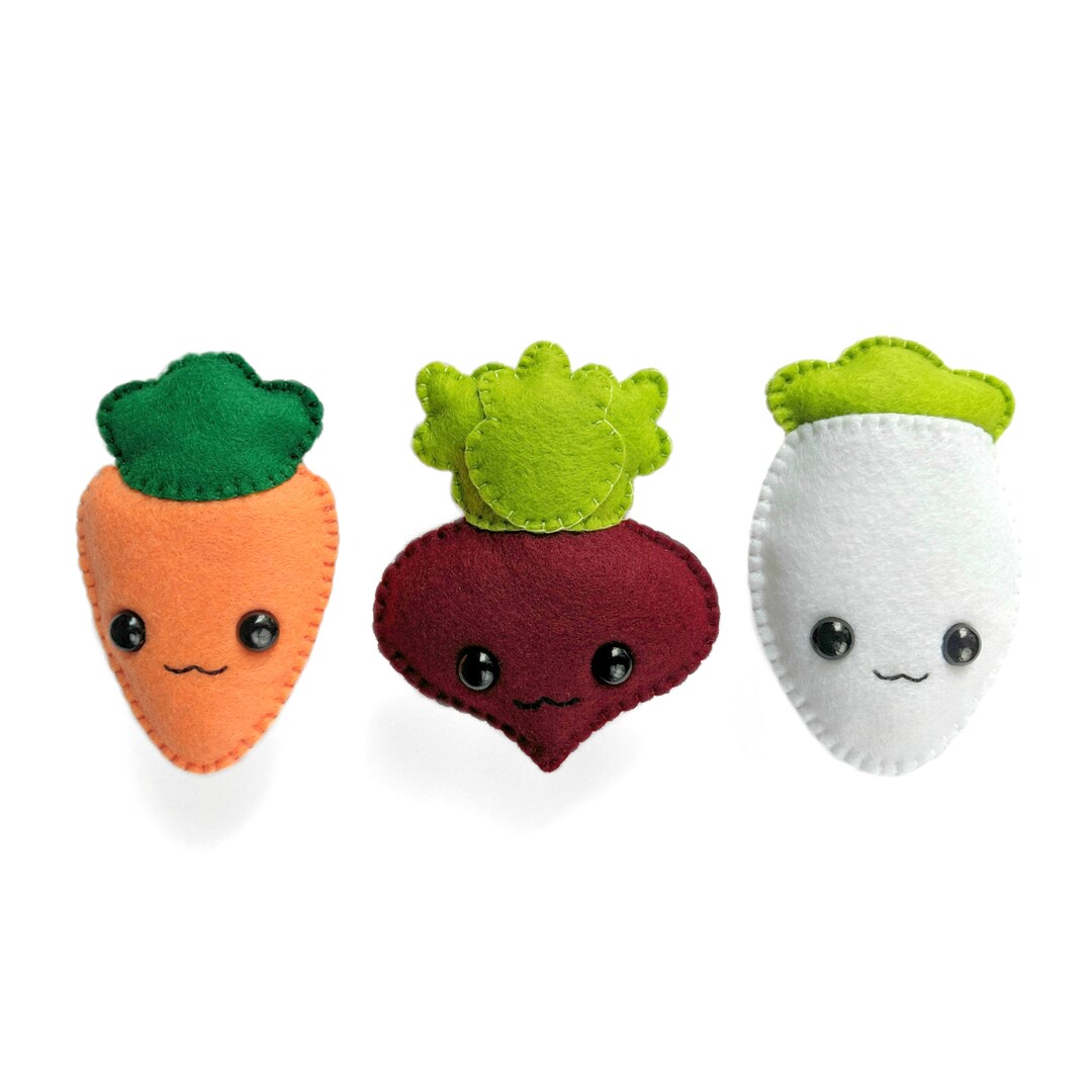Kawaii Plush Root Veggies / Plush Food / Plushies / Cute Gifts / Gifts ...