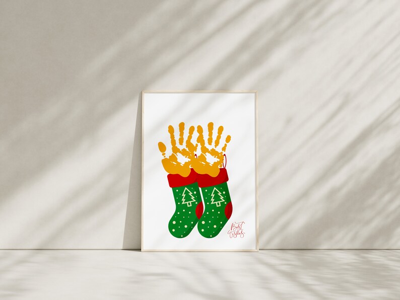 Christmas Handprint Craft, Handprint Christmas Craft, Christmas ...