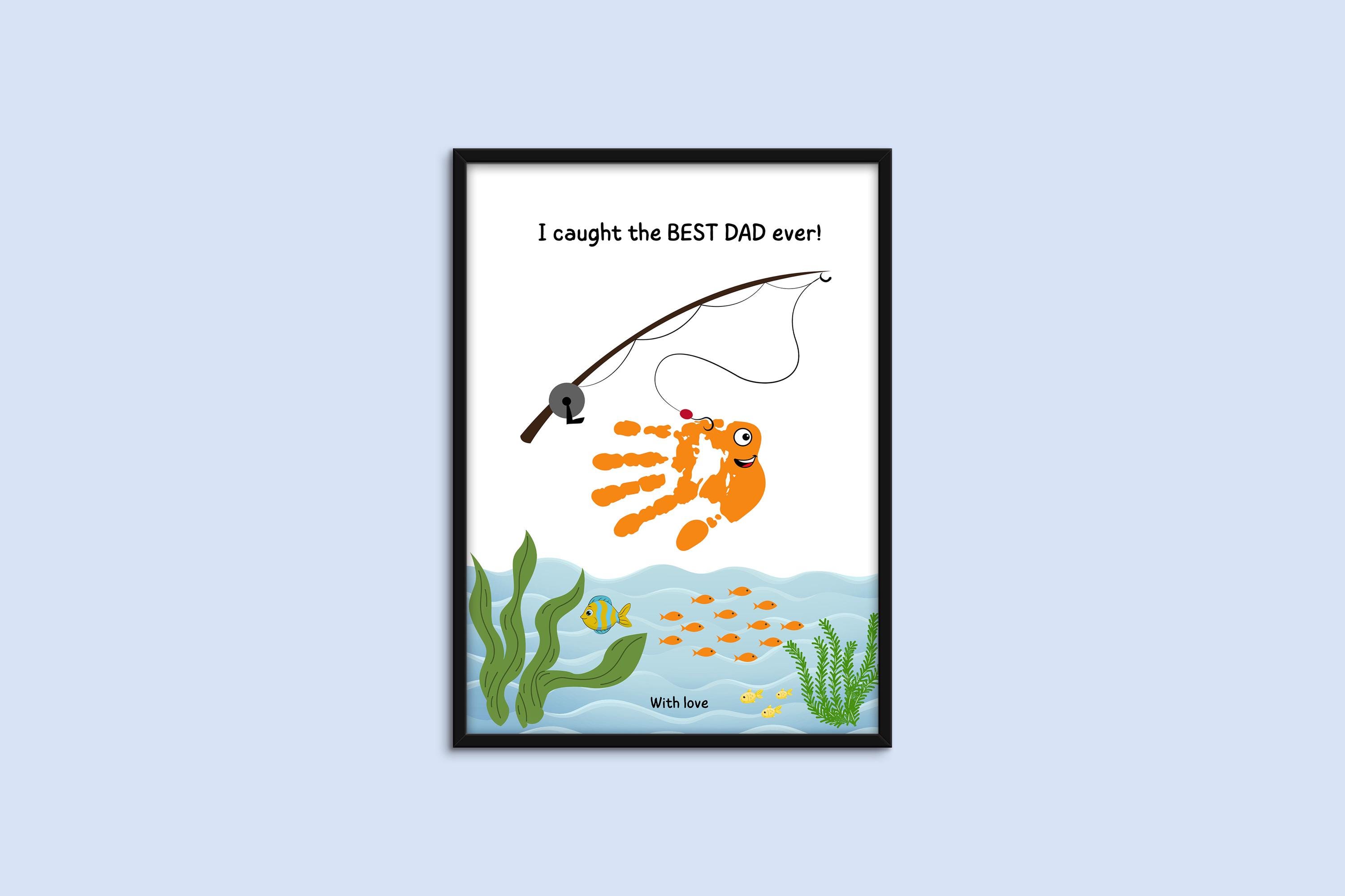 Fathers Day Handprint Printable Craft, Handprint Craft Fathers Day ...