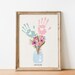 Mothers Day Gift Print, Handprint Mothers Day Craft, Mothers Day Flower ...