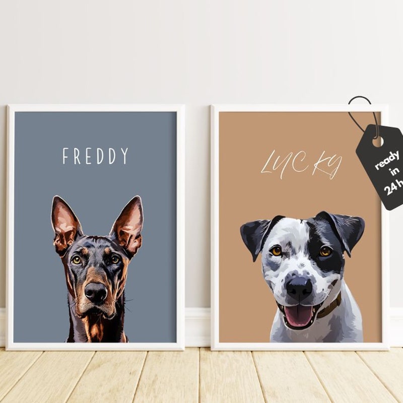 Pet Portrait From Photo - Etsy