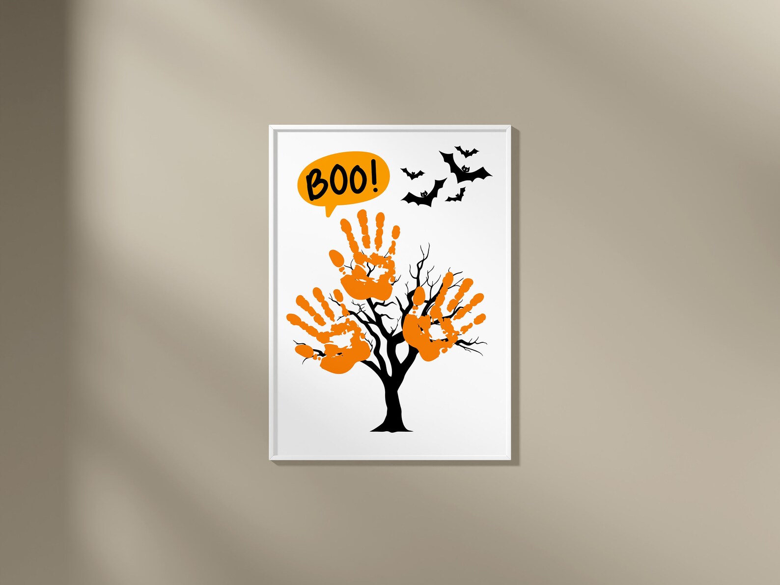 Halloween Handprint Craft Bundle, Halloween Handprint Art Printable ...