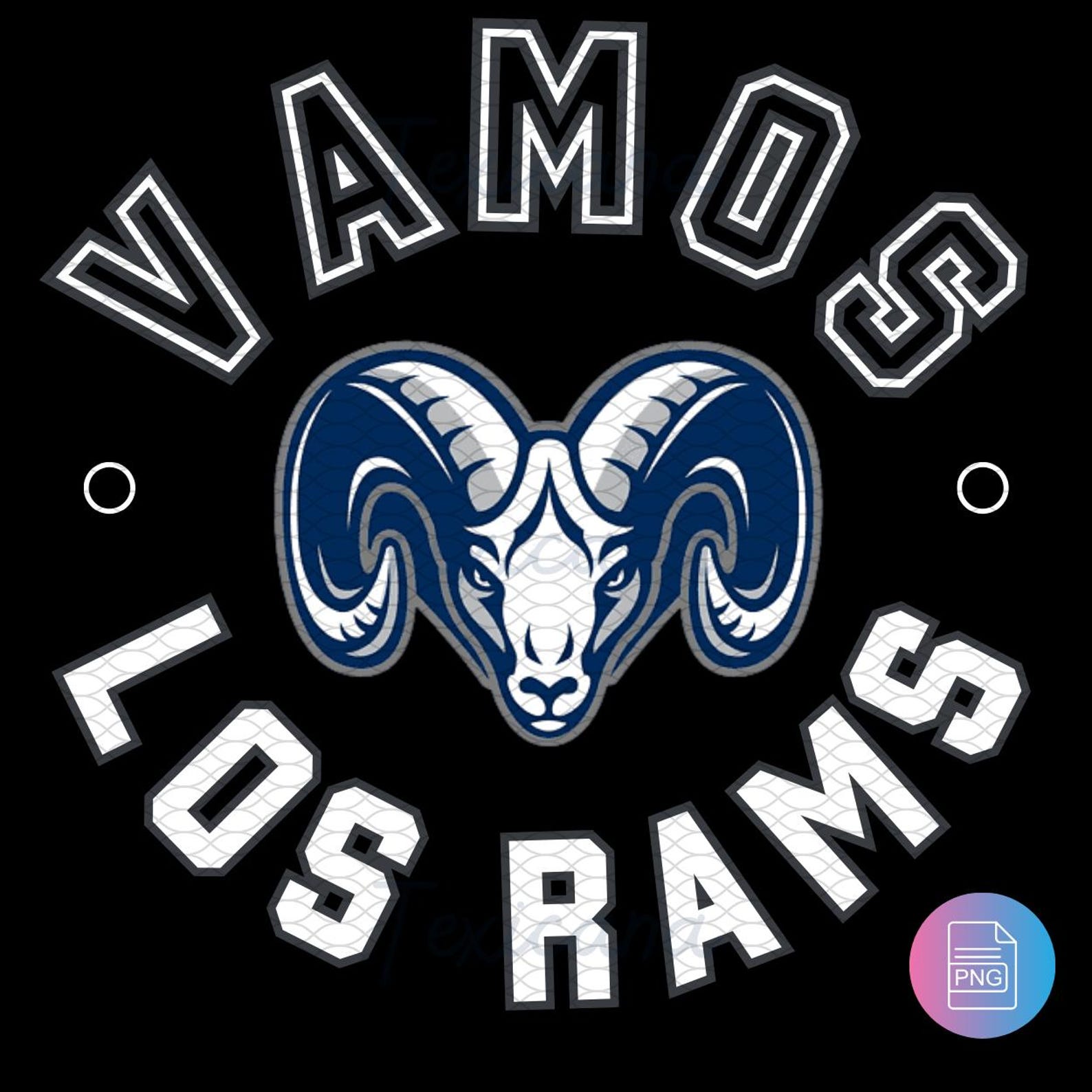 Digital Download, PNG Only, Rams Logo, Rams Digital File, Digital File ...