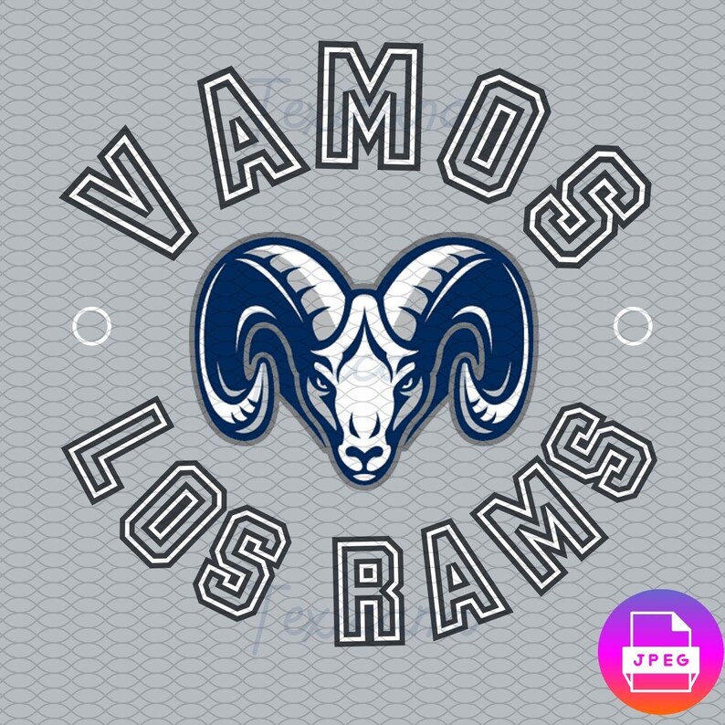 Digital Download, JPEG Only, Rams Logo, Rams Digital File, Digital File ...