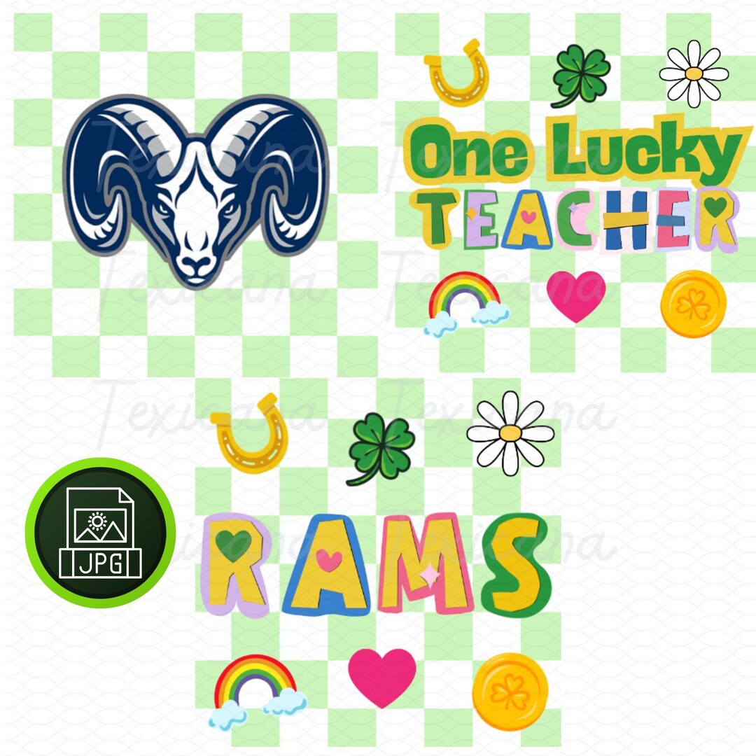 Digital Download, JPEG Only, Rams Logo, Rams Digital File, Digital File ...