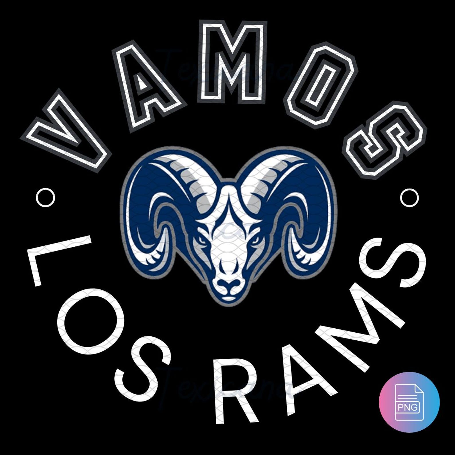 Digital Download, PNG Only, Rams Logo, Rams Digital File, Digital File ...