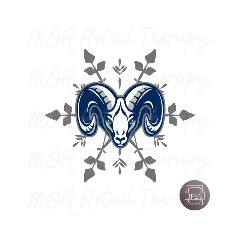 Digital Download, JPEG Only, Rams Logo, Rams Digital File, Digital File ...