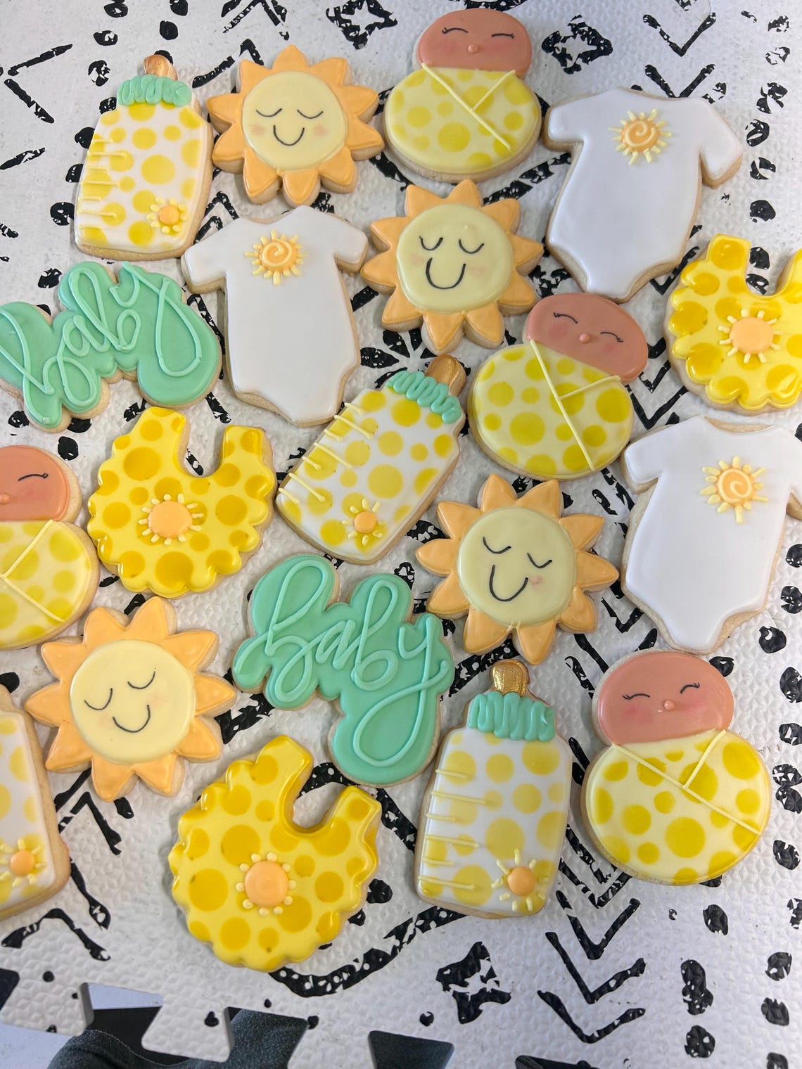 You Are My Sunshine Cookies, Baby Shower Cookies - Etsy