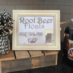 Root Beer Float Bar Sign, Build Your Own Bar, Printable Sign, Instant ...