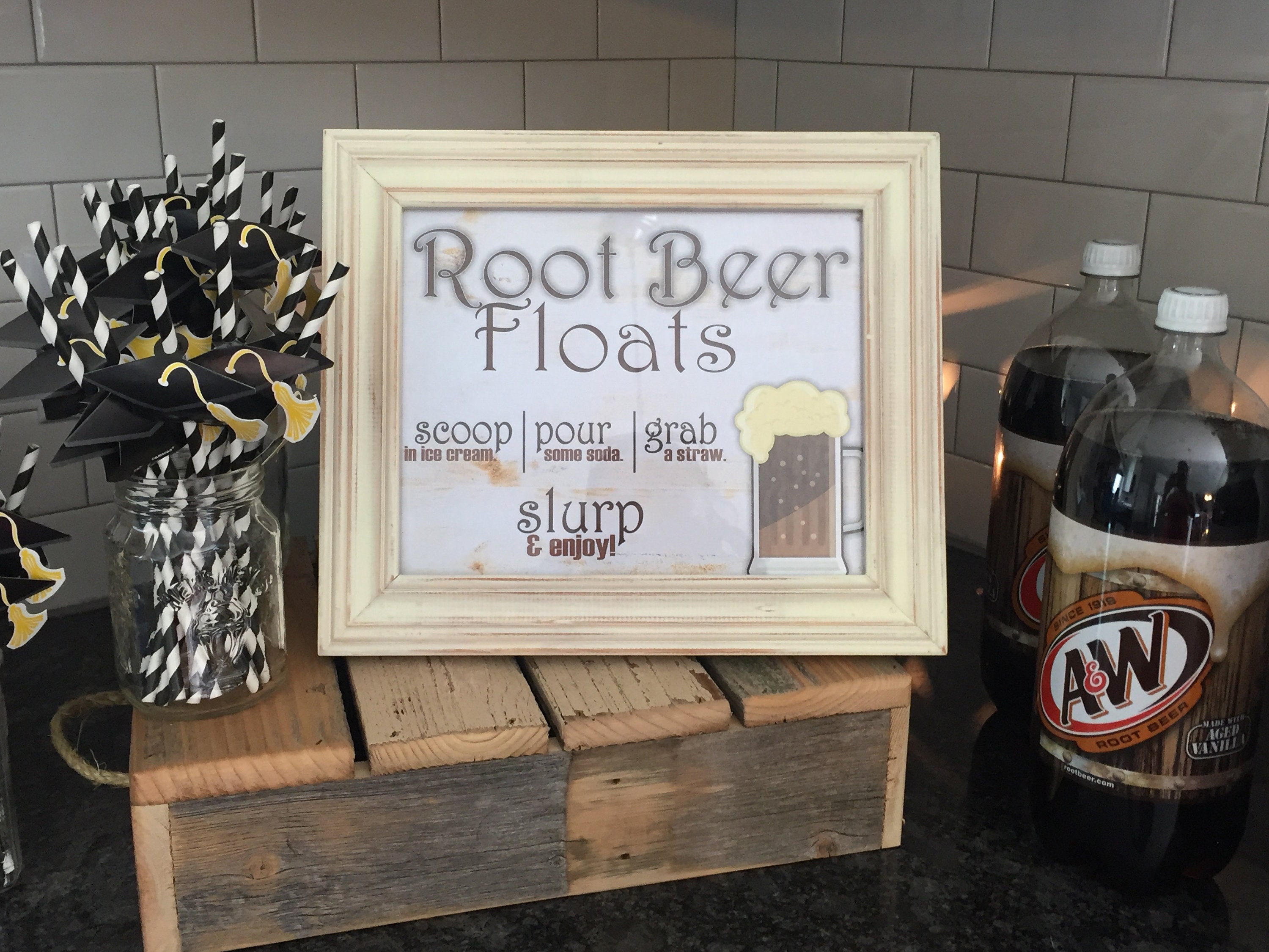 Root Beer Float Bar Sign Build Your Own Bar Printable Sign | Etsy